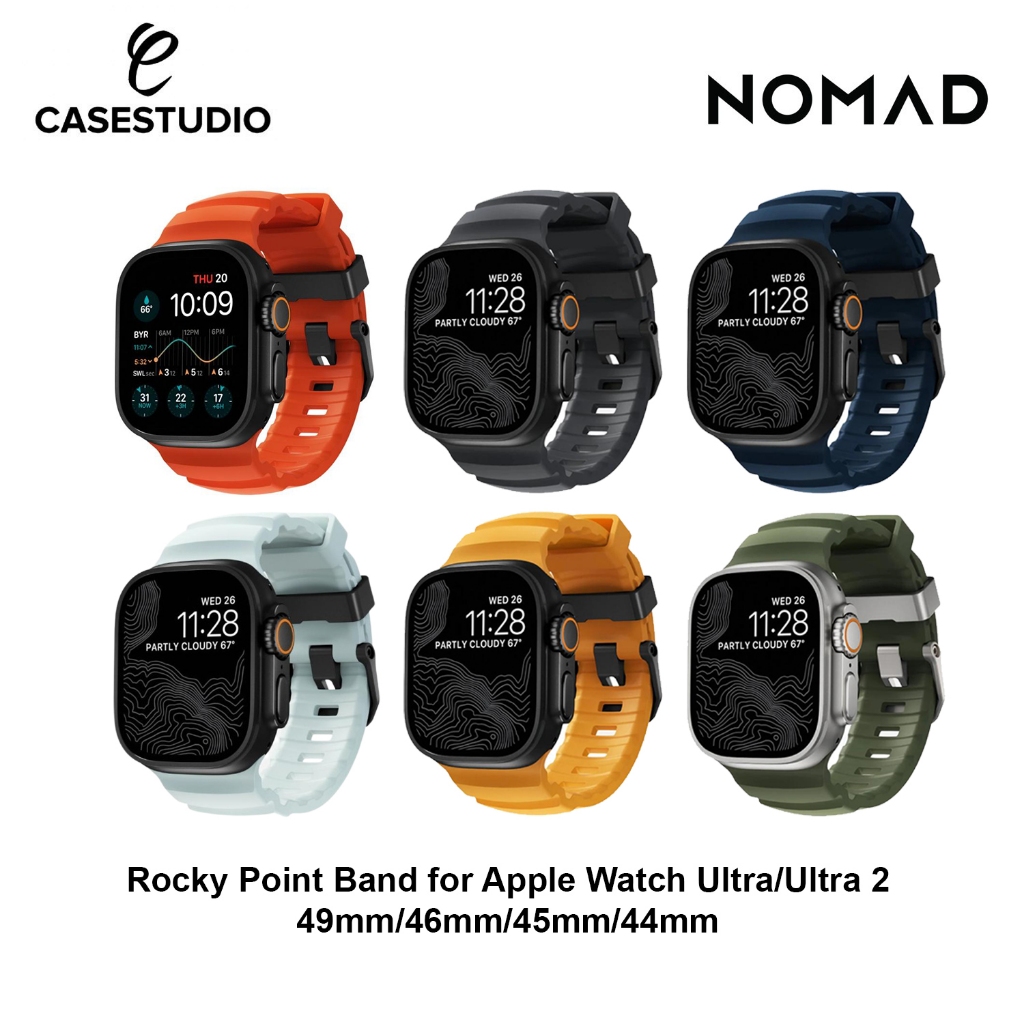 Nomad Rocky Point Band for Ap ple Watch Ultra/Ultra 2 49mm/46mm/45mm ...