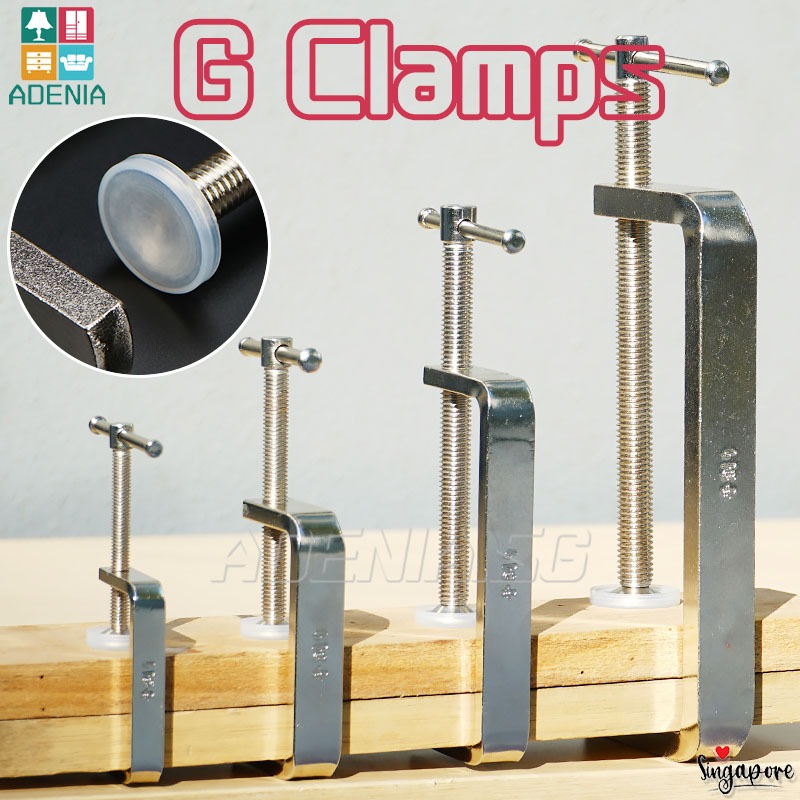 【SG】Heavy Duty G Clamp Metal Carpenter Clamps Drop Forged Stainless ...