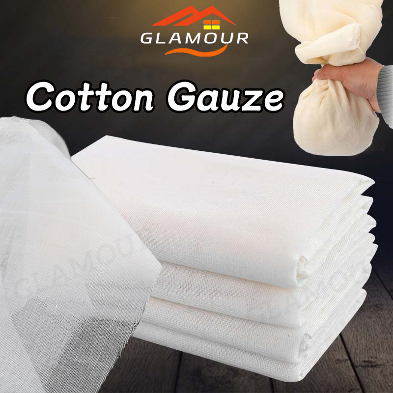 [SG] 150X150cm Cheese Cloth Cotton Cloth Cotton Gauze Filter Muslin ...