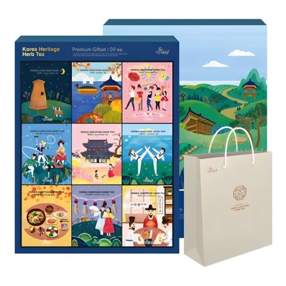 Arumdre Korean Traditional Tea Gift Set, 9 Kinds, 1 Set | Shopee Singapore