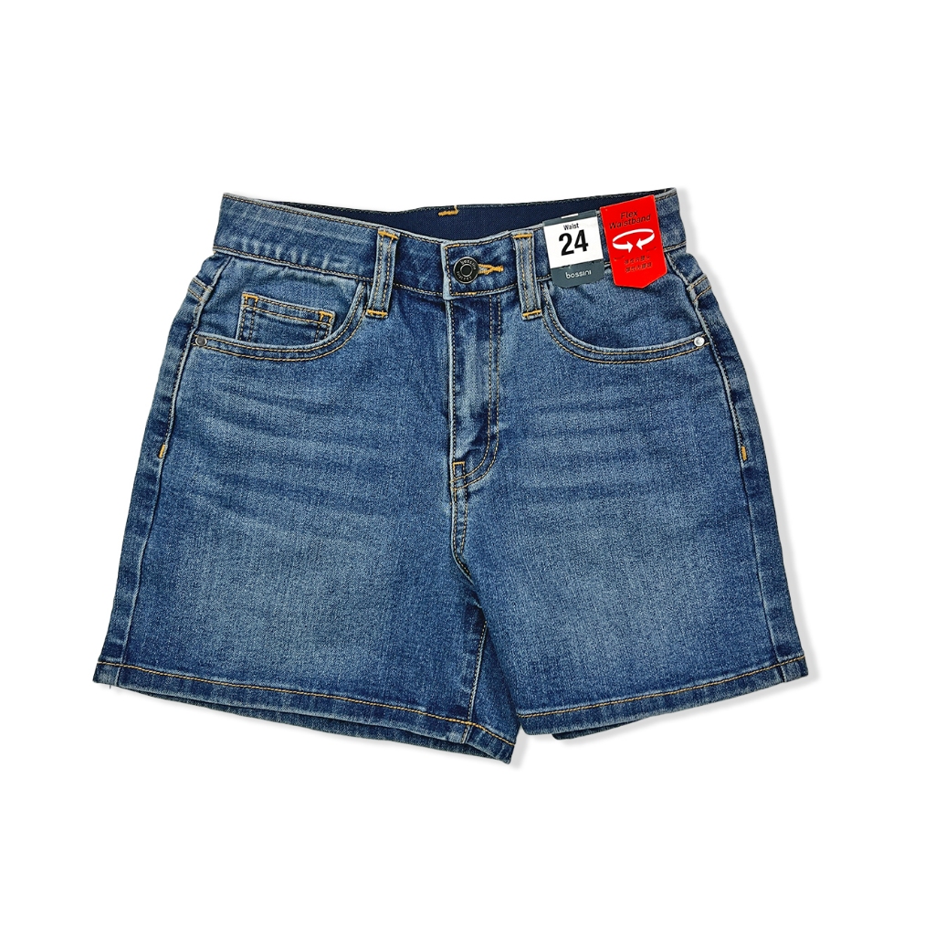 BOSSINI Women's Repreve Denim Shorts | Shopee Singapore