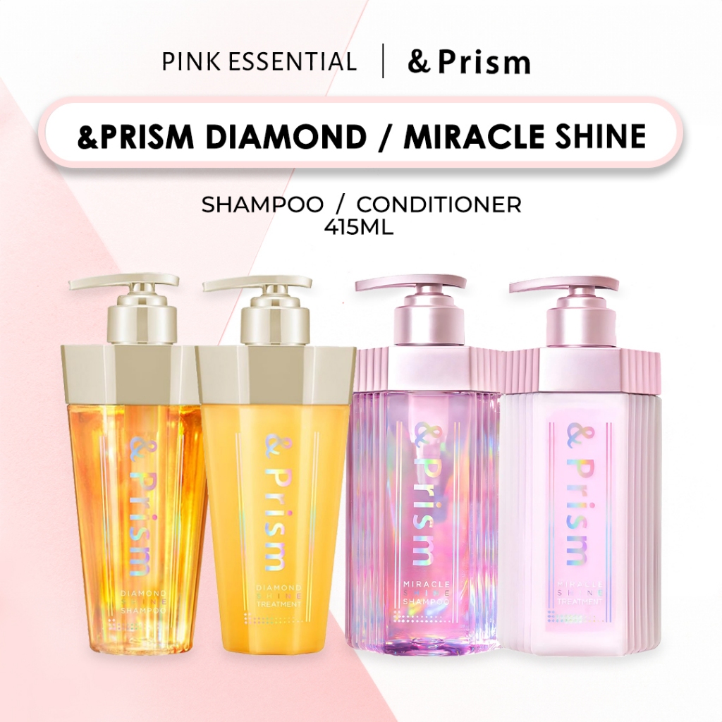 &PRISM [Set for YOU] Japan Diamond Shine / Miracle Shine Shampoo and Conditioner, 415ml | Shopee ...