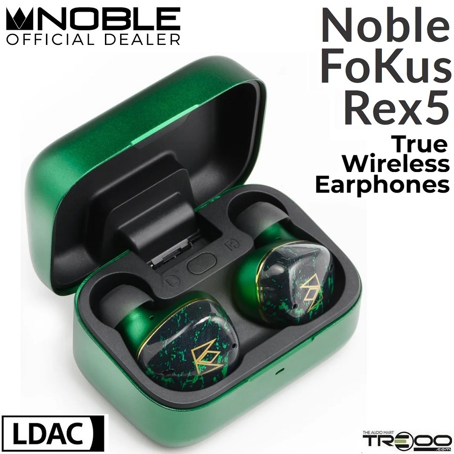 Noble Audio FoKus Rex5 5-Driver (1PMD+3BA+1DD) True Wireless Bluetooth ...