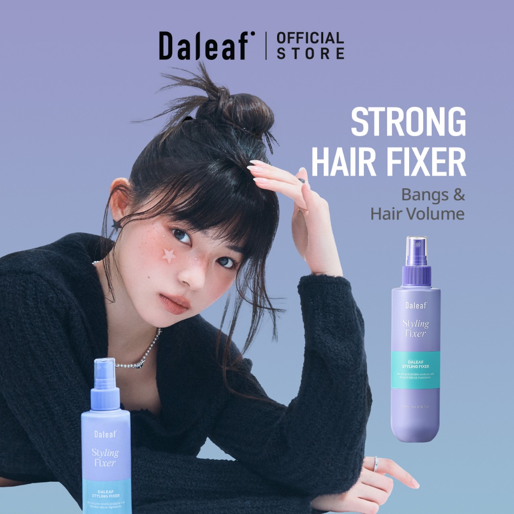 [DALEAF] Glam Styling Fixer 200ml (Non-aerosol Hair Spray, Less Hair ...