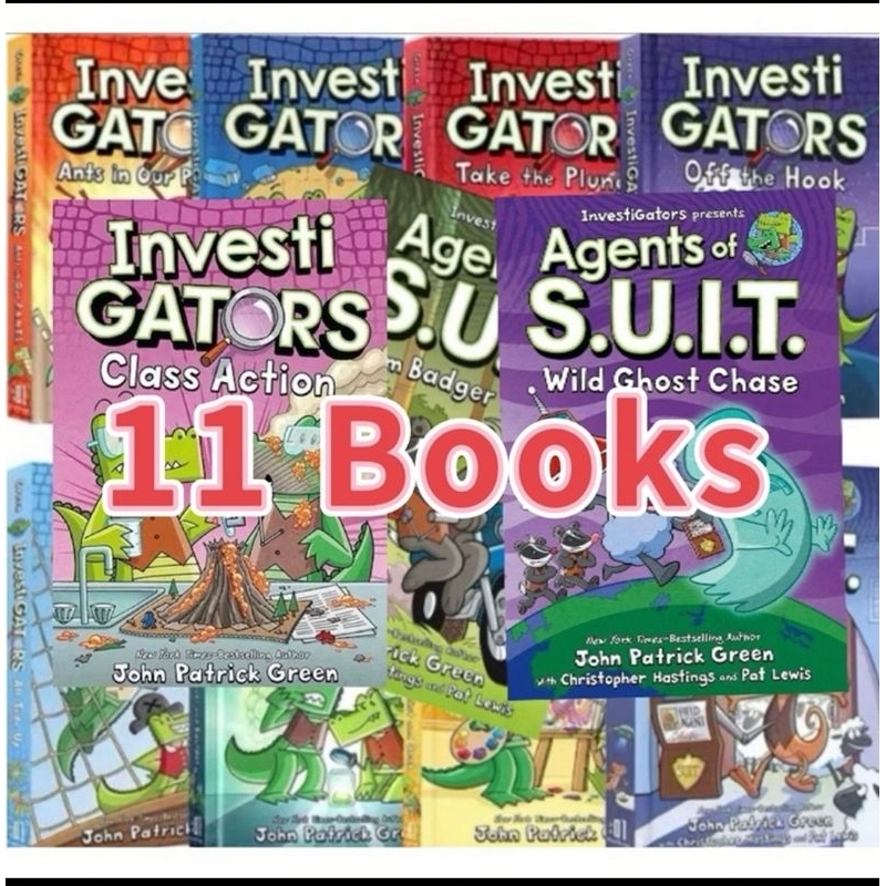 InvestiGators Set + InvestiGators: Agents of S.U.I.T. (11 Books ...