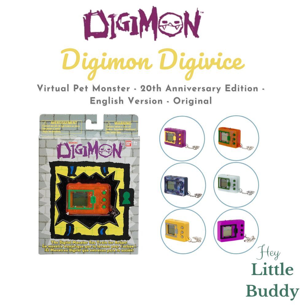 Digimon Original Digivice Vpet 20th Anniversary Virtual Pet Monster ...