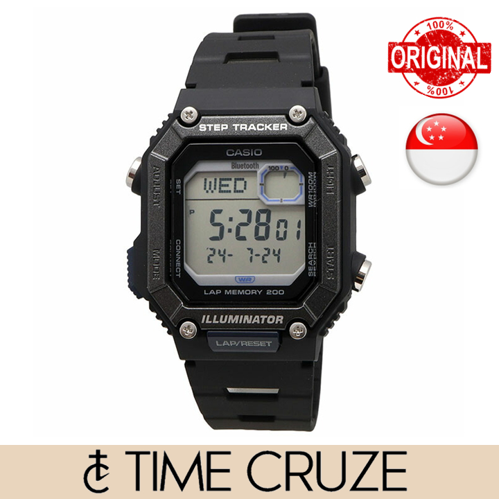 [Time Cruze] Casio WS-B1000 Step Tracker Bluetooth Sports Men Watch WS-B1000-1AV WS-B1000-1A WS ...