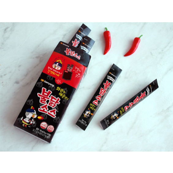Buldak Sauce Stick SAMYANG 16g, 10ea, 1box | Shopee Singapore