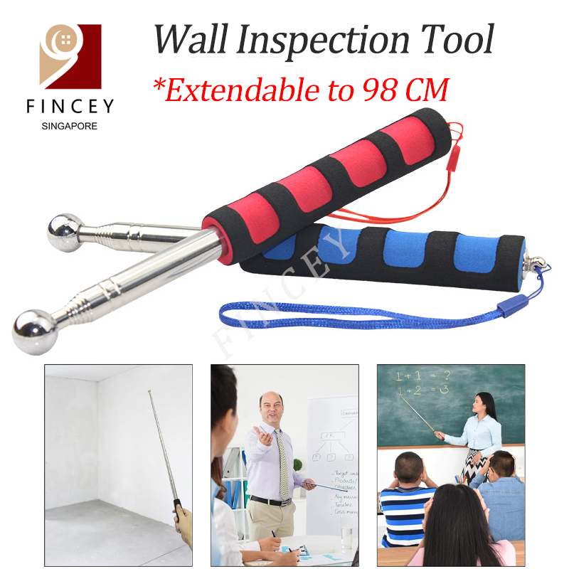 【SG】Small Hammer Extendable Wall Inspection Hammer Telescopic Check ...