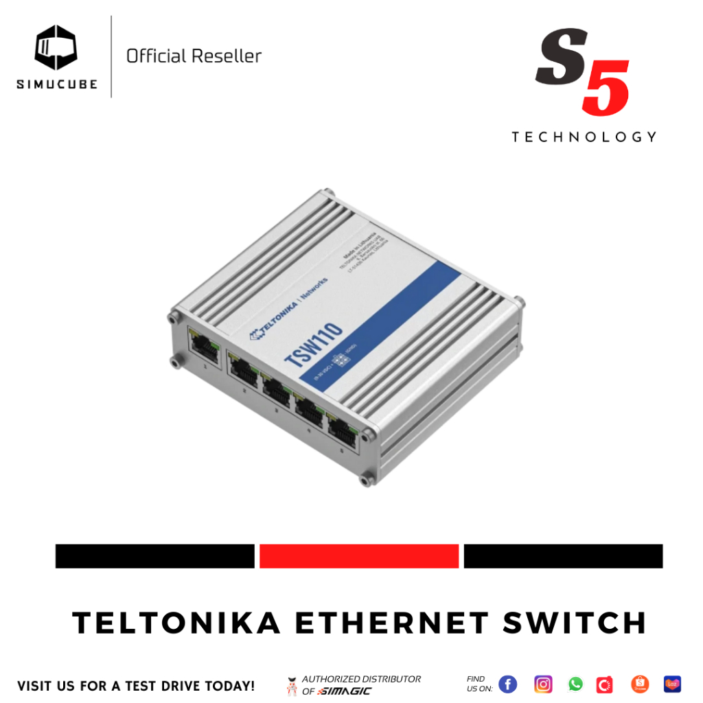 Simucube Teltonika Ethernet Switch / simucube simracing / active pedal ...