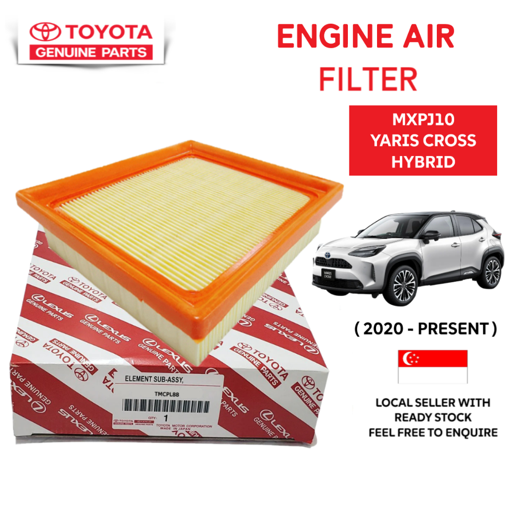 TOYOTA YARIS CROSS HYBRID 1.5L ( MXPJ10 ) ENGINE AIR FILTER - SINGAPORE ...