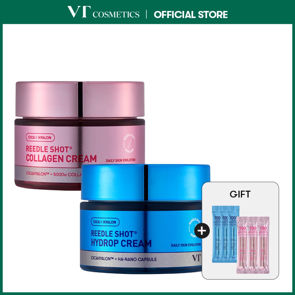 [VT] Reedle Shot Collagen & Hydrop Gel Cream (500Da Low-molecular ...