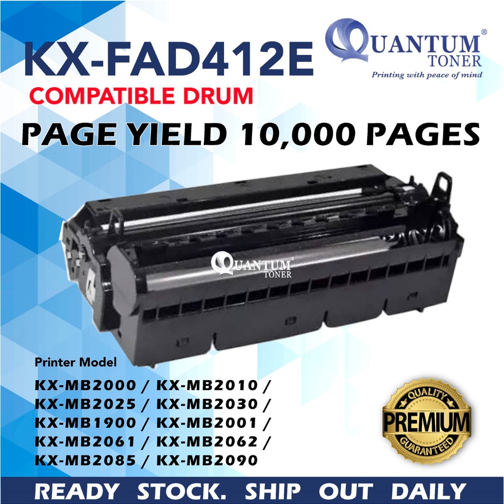 Compatible Panasonic Drum KX-FAD412E KX MB2000 KX MB2010 KX MB2025 KX MB2030 KX MB1900 KX MB2001 ...