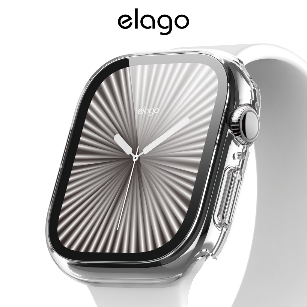 elago Clear Shield Case Compatible with Apple Watch 10, 9, 8, 7 Series ...