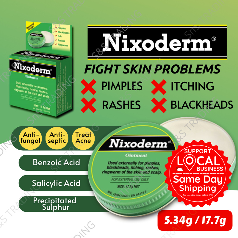 [SG] Nixoderm Ointment 5.34g / 17.7g - Anti fungal | Fight Skin Problem ...
