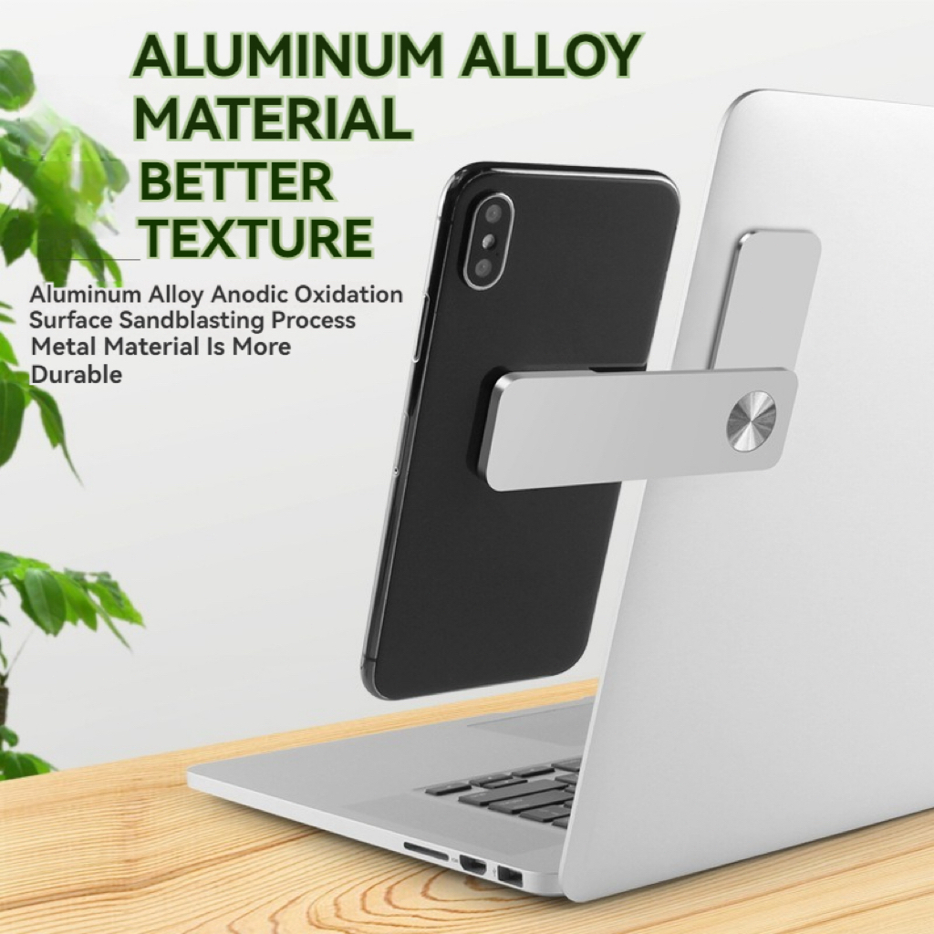 Magnetic Clip On Monitor Laptop Side Mount Clip Magnetic Phone Stand ...