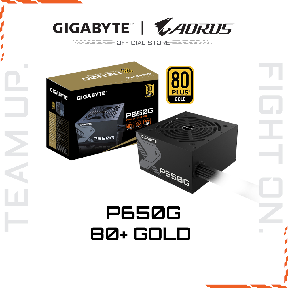 GIGABYTE P650G 650W GOLD PSU | Shopee Singapore