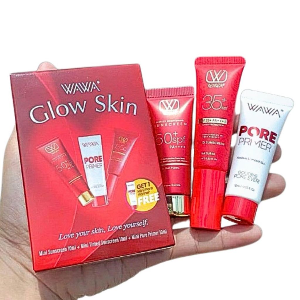 Wawa Glow Skin 3 in 1 | Perfect Sunscreen | Tinted Sunscreen | Pore ...