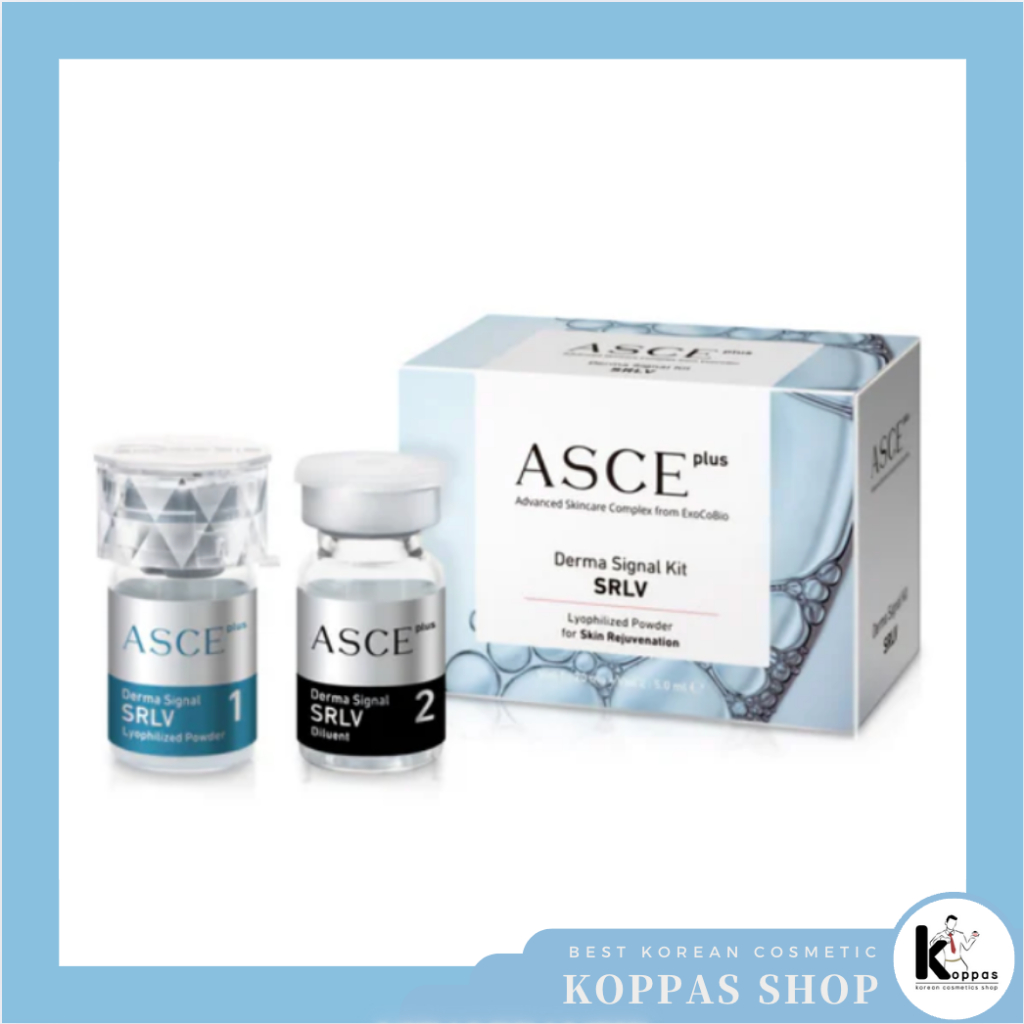ASCE SRLV Derma Signal Kit ASCE+ Korea Exosome Ampoule SET | Shopee ...