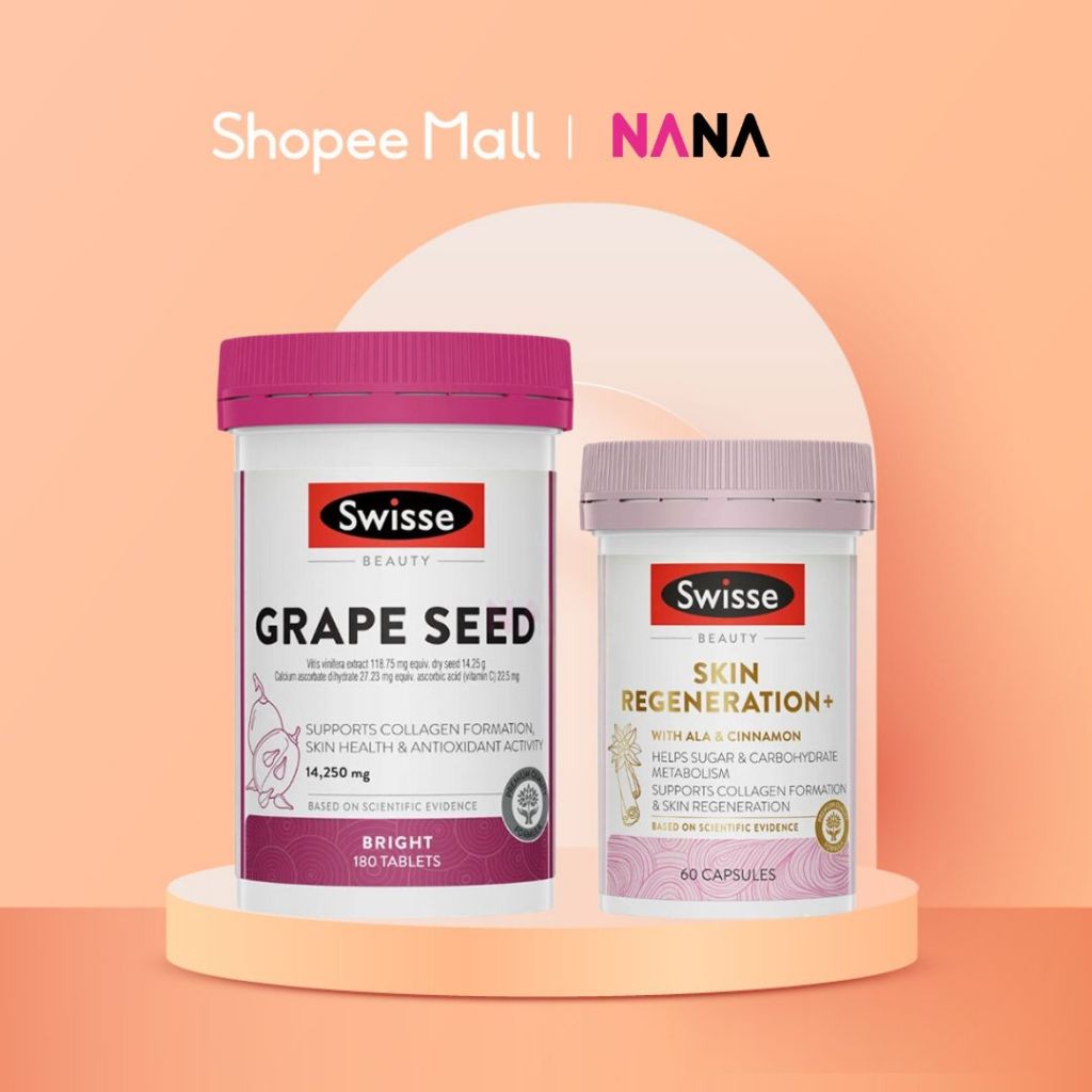 Shopee x Swisse Brand Box - Swisse Ultiboost Beauty Grape Seed 14,250mg ...