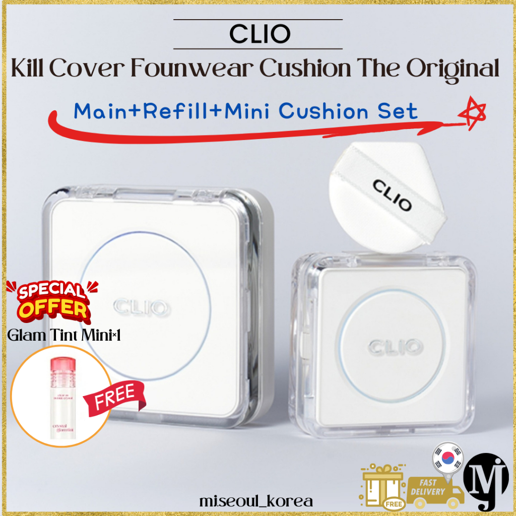 Clio Kill Cover Foundation Cushion The Original Mini | Shopee Singapore