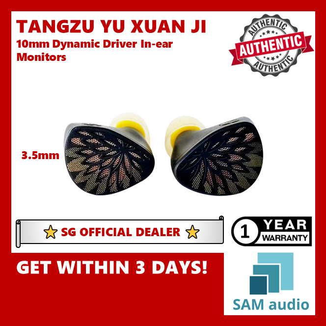 [🎶SG] TANGZU YU XUAN JI 10mm Dynamic Driver In-ear Monitors | Shopee ...