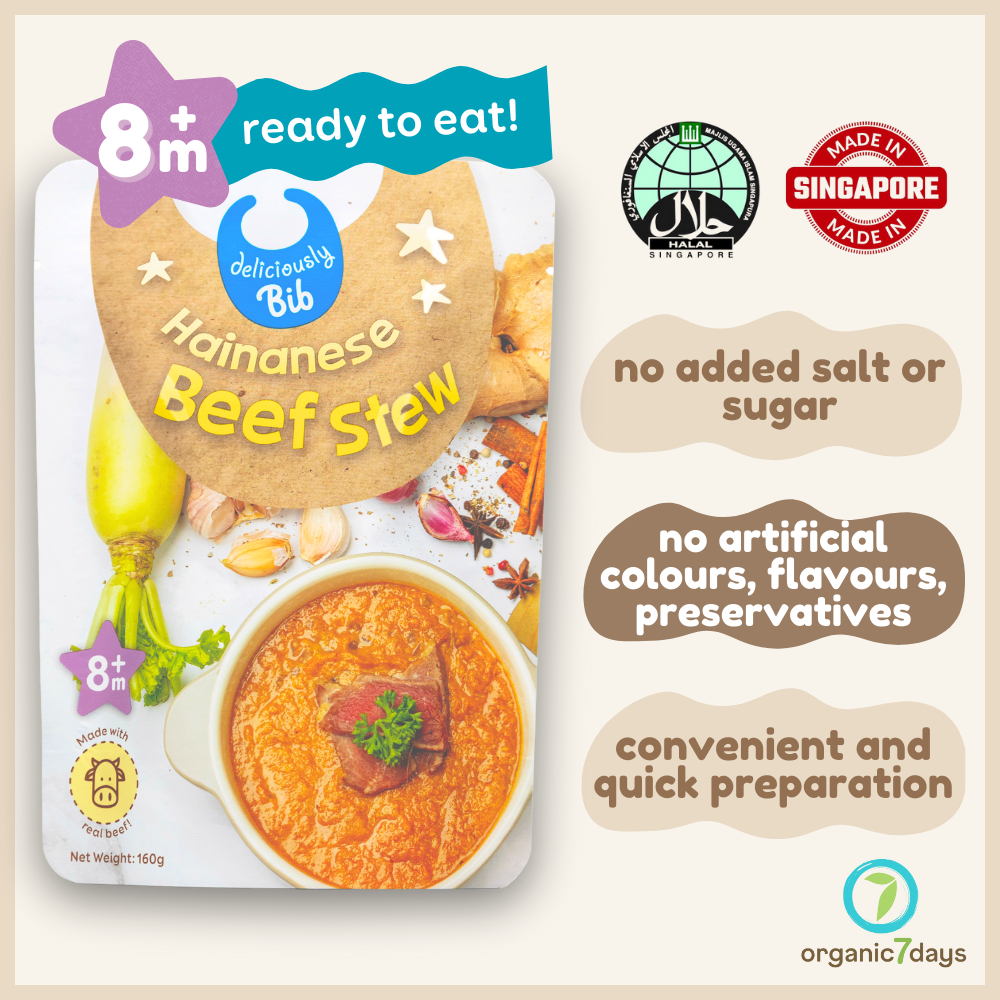 Deliciously Bib Ready-to-Eat Baby Stew - Hainanese Beef Stew 160g ...