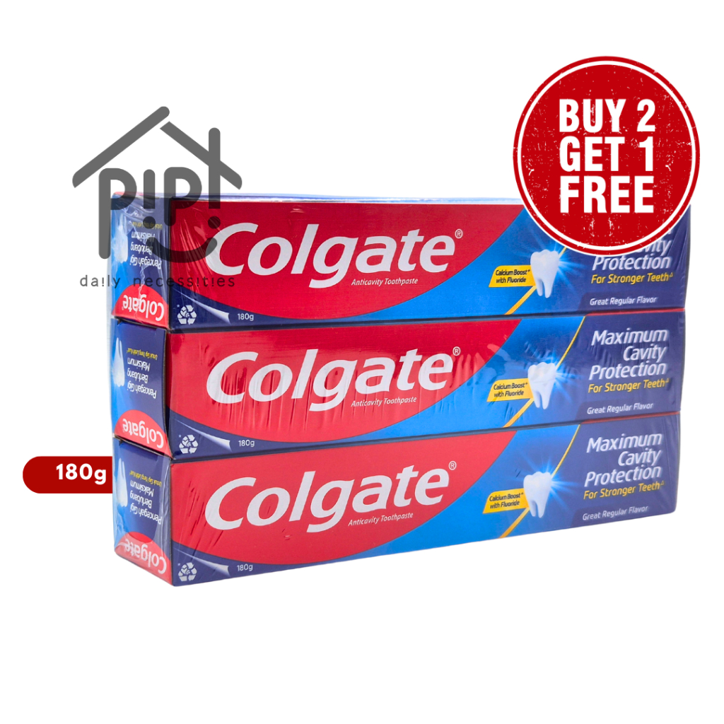 Colgate Max Cavity Protection Toothpaste Great Regular Flavor 180g (Buy ...