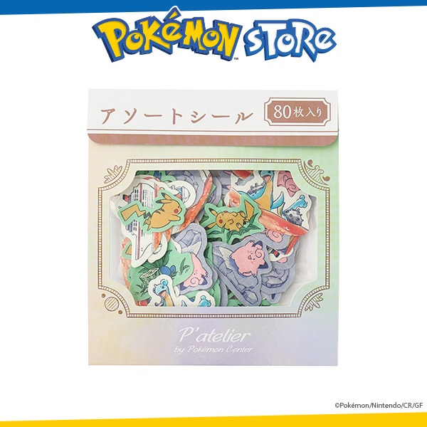 Pokémon Center Original Assorted Stickers P’atelier | Shopee Singapore