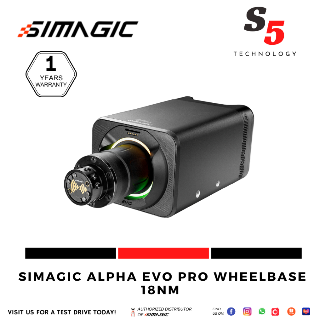 Simagic Alpha EVO Pro Direct Drive 18Nm / simagic wheelbase / simagic alpha evo pro / simagic ...