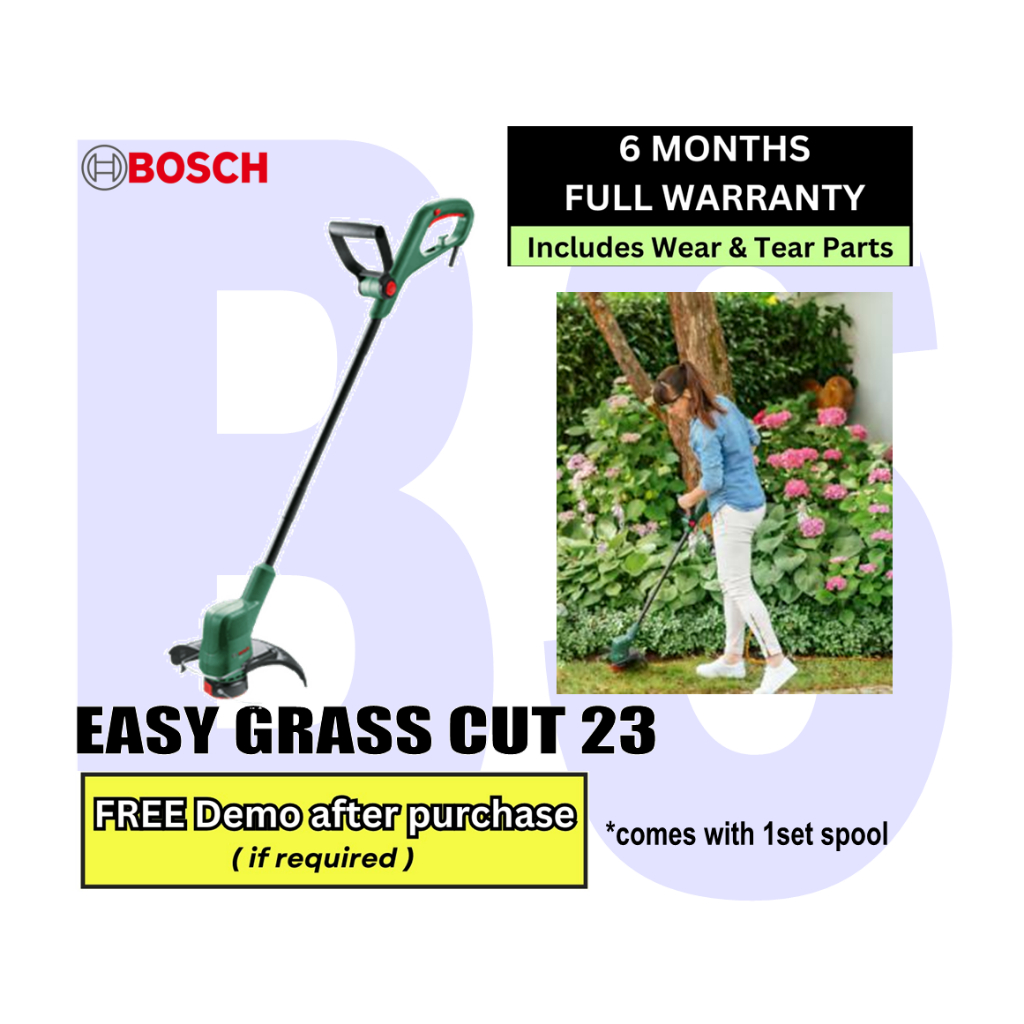 BANSOON BOSCH Grass Trimmer. BOSCH Easy GrassCut 23. EASYGRASSCUT23. | Shopee Singapore