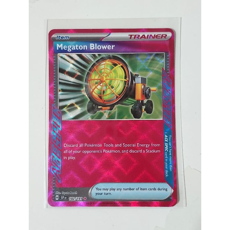 Pokemon megaton blower ace spec trainer item surging sparks card ...