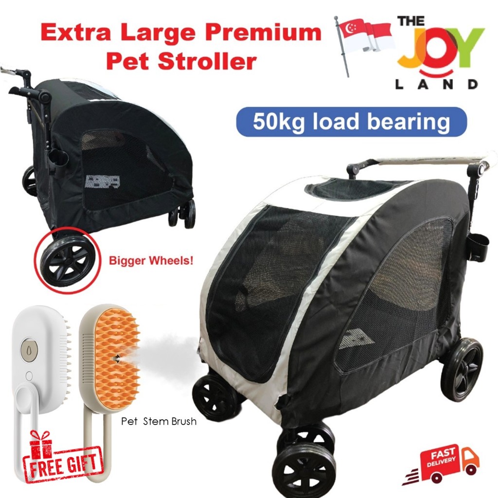 [SG SELLER] BIG XL Extra Large Pet Stroller Prams for large Dogs Pet ...