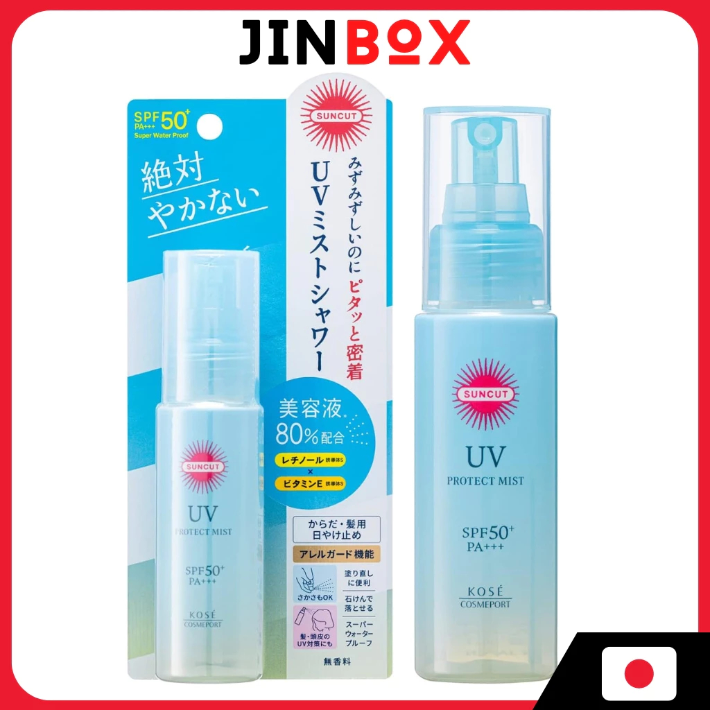 KOSE Suncut UV Protect Mist SPF50+ PA+++ [For body and face] 60mL ...