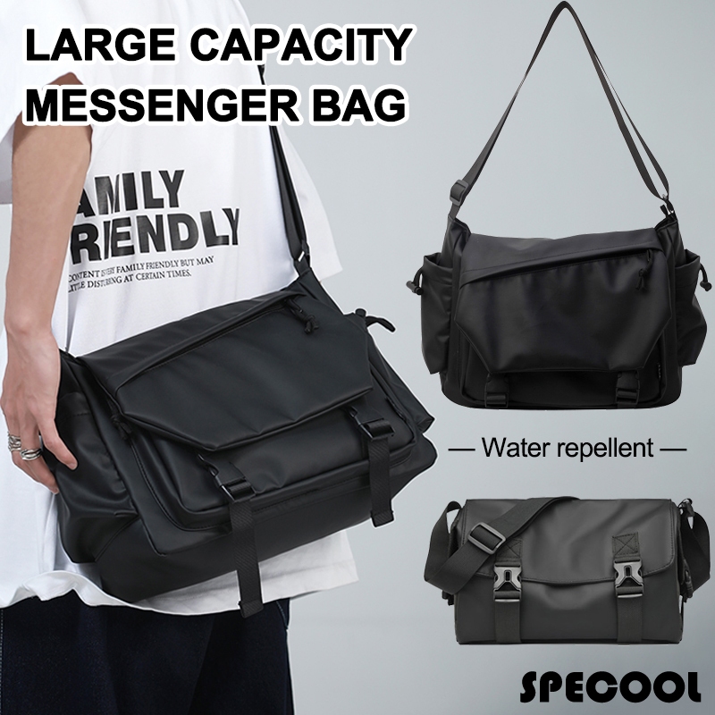 Specool® Large Capacity Messenger Bag Water-repellent Nylon Crossbody ...