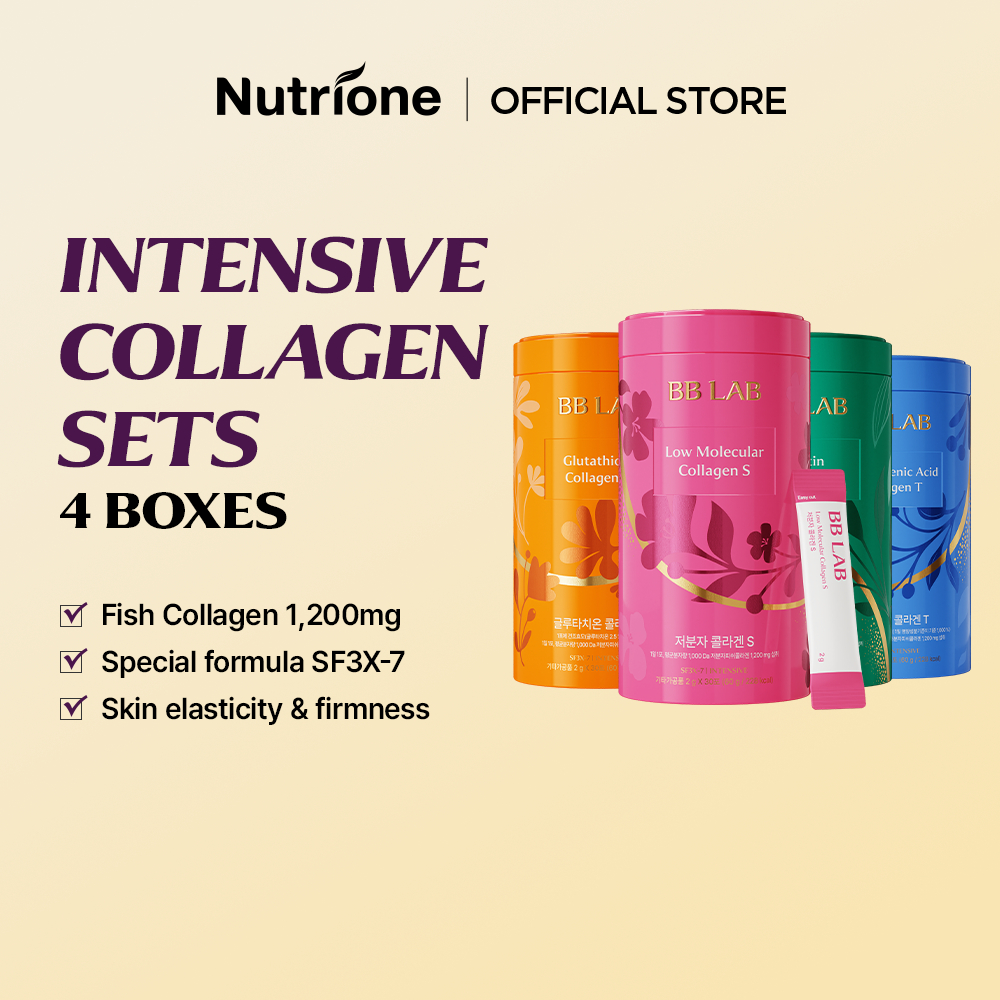 NUTRIONE BB LAB Intensive Collagen Sets (4 boxes) | Shopee Singapore