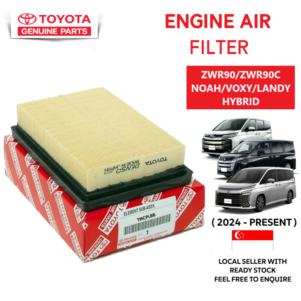 TOYOTA NOAH VOXY LANDY HYBRID 1.8L ( ZWR90 / ZWR90C ) ENGINE AIR FILTER ...
