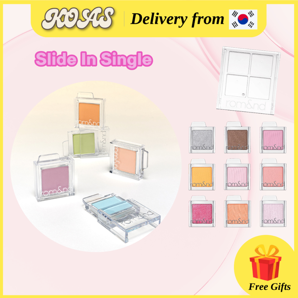 [rom&nd] Rom And Nd Slide In Single 53 Colors Eyeshadow / Case / Mini ...