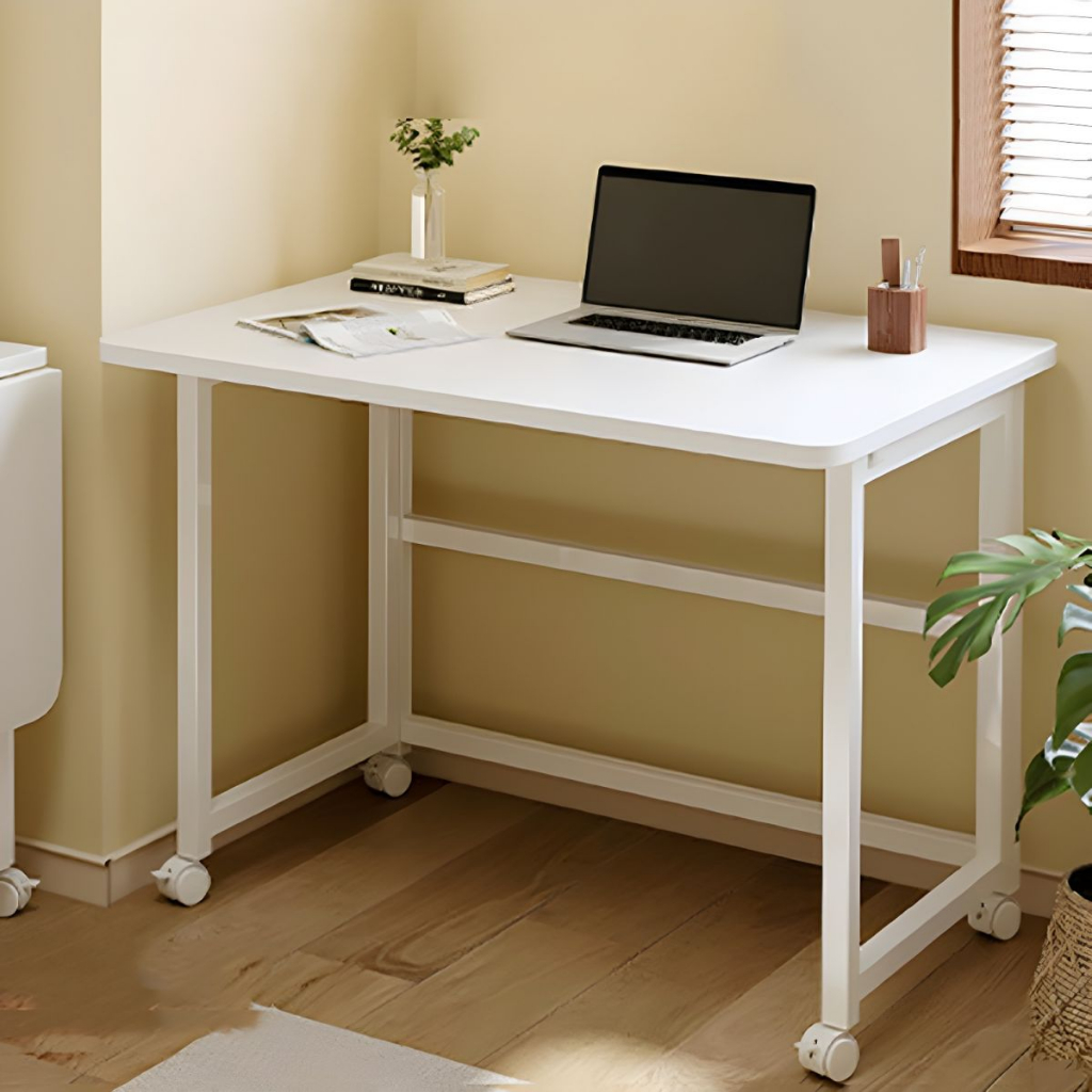 🇸🇬Ready Stock🚚 60/80/100/120CM Foldable Office Table Study Table Desk ...