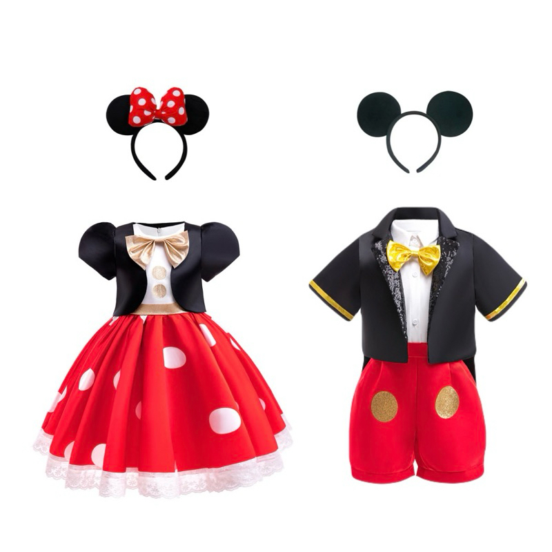 Minnie Mickey Mouse Disney Dress Suit Costume Cosplay Birthday ...