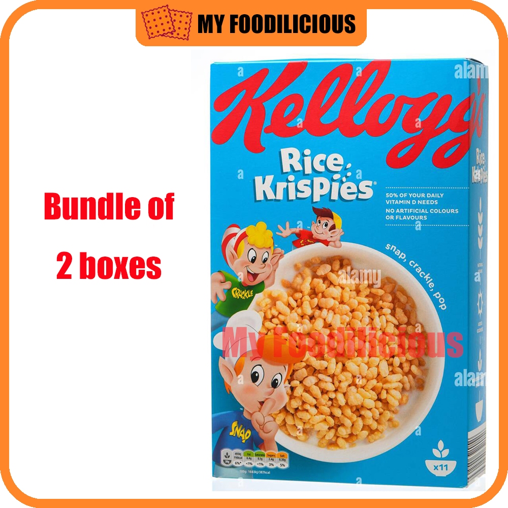 Kellogg's Rice Krispies Toasted Rice Cereal/Multigrain Shapes/Blueberry ...