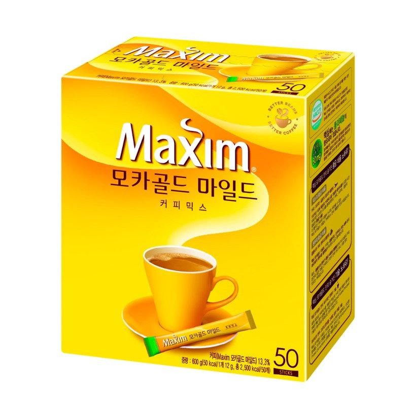 Maxim Mocha Gold Mix, 12g, 50ea, 1box | Shopee Singapore