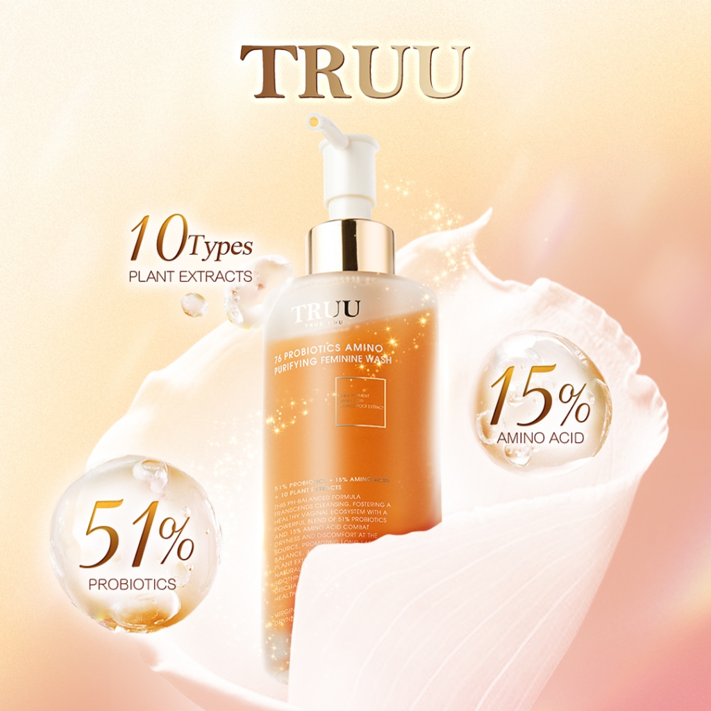 TRUU 76 Probiotics Amino Purifying Feminine Wash 150G | Shopee Singapore