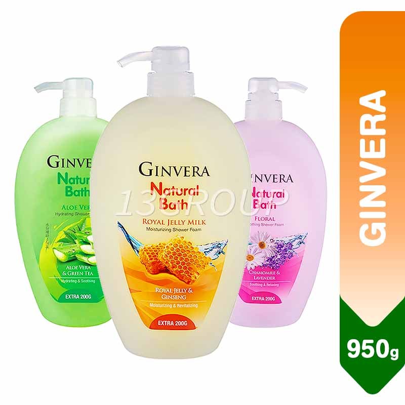 Ginvera Body Wash Natural Bath Shower Foam, 950g | Shopee Singapore