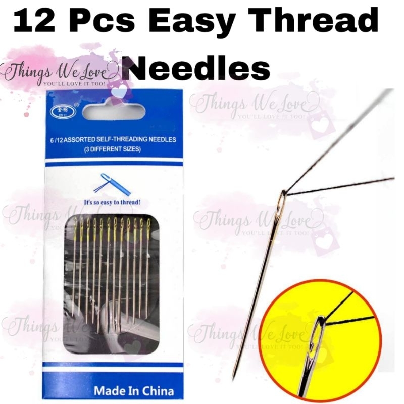 [SG] [FREE SHIP] No Need To Thread Easy Self Threading Needle Just Slip ...