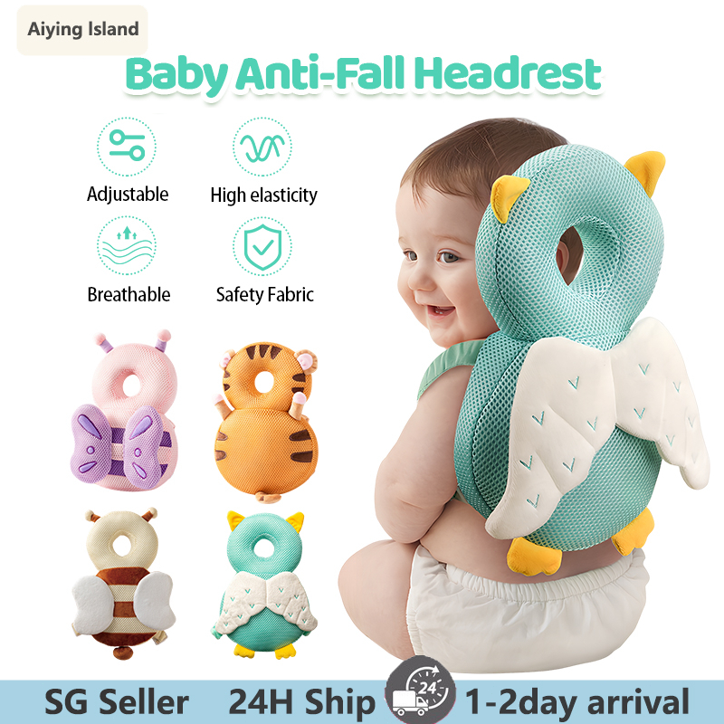 【SG】Cartoon Baby Anti-fall Pillow Baby Head Protector Anti-fall ...