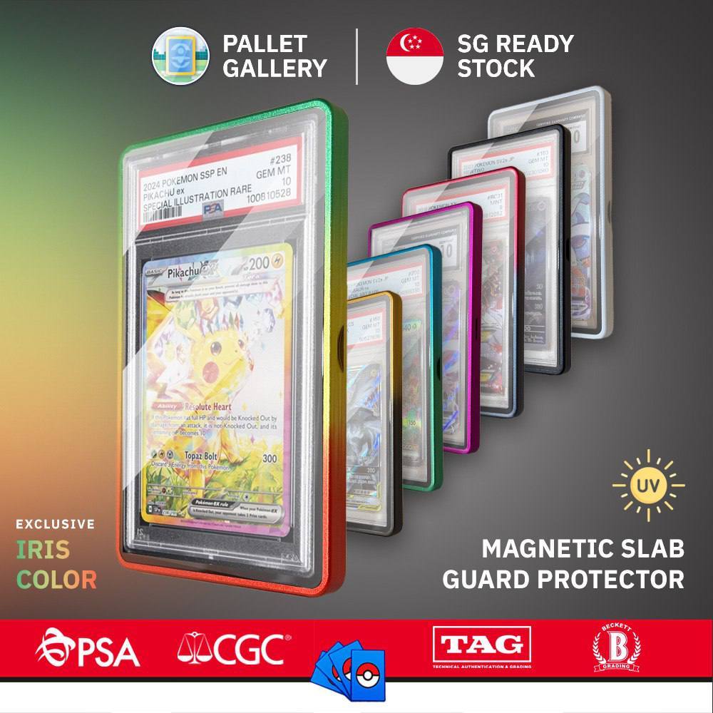 PSA/CGC/TAG Graded Cards Protector IRIS Magnetic Case for PSA Slabs ...