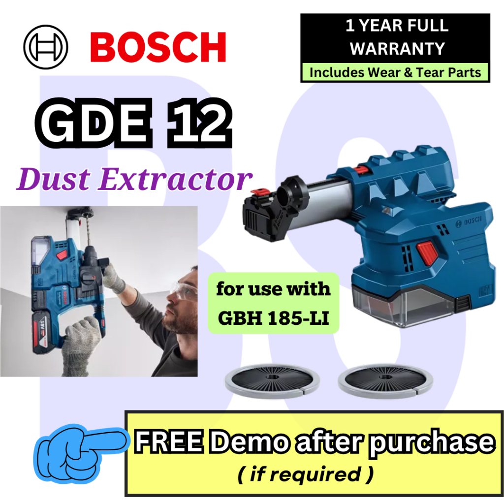 BANSOON BOSCH GDE 12 Professional Integrated Dust Extractor. For GBH185 ...