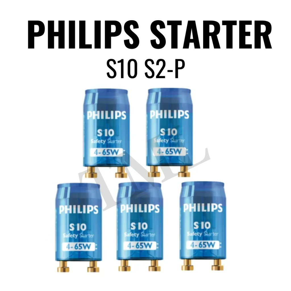 [Bundle of 5] Philips Fluorescent Tube Starter S10 S2-P | Shopee Singapore