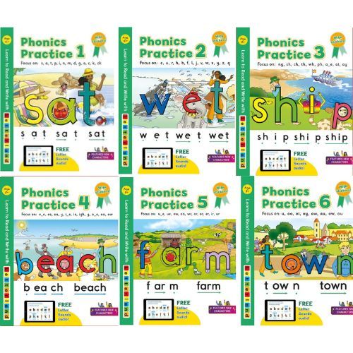 Phonics Practice 1-6 (Letterland) | Shopee Singapore